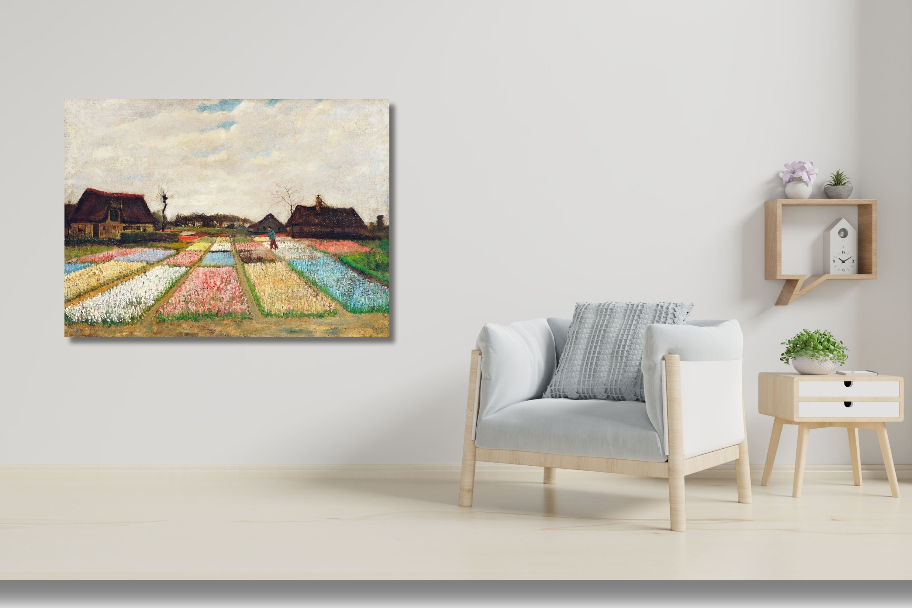 Vincent Van Gogh Bulb Fields in Holland ,tulip Flower Print ,flower ...