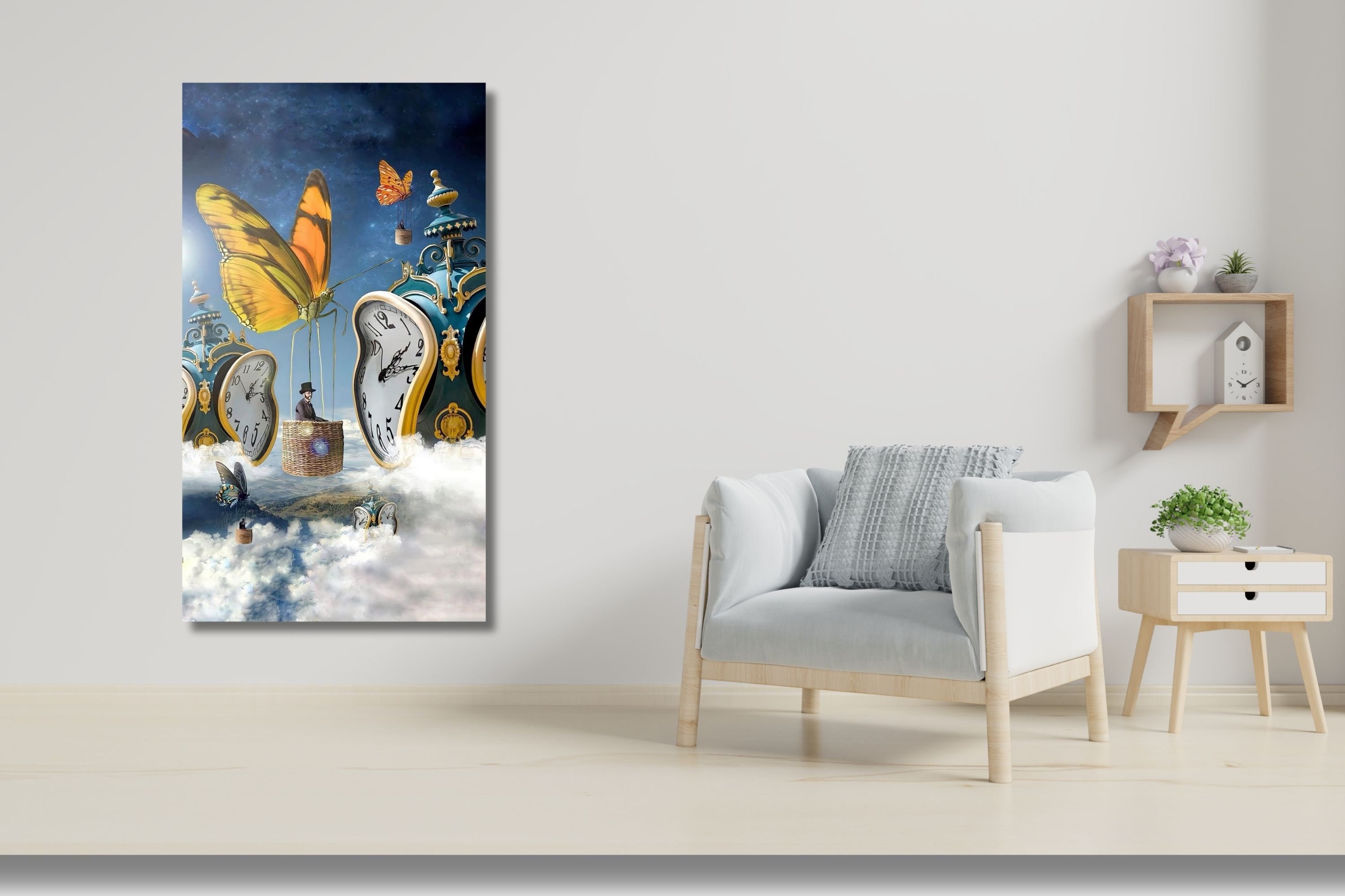Time Travelling by Salvador Dali, Salvador Dali Canvas Print, Salvador ...