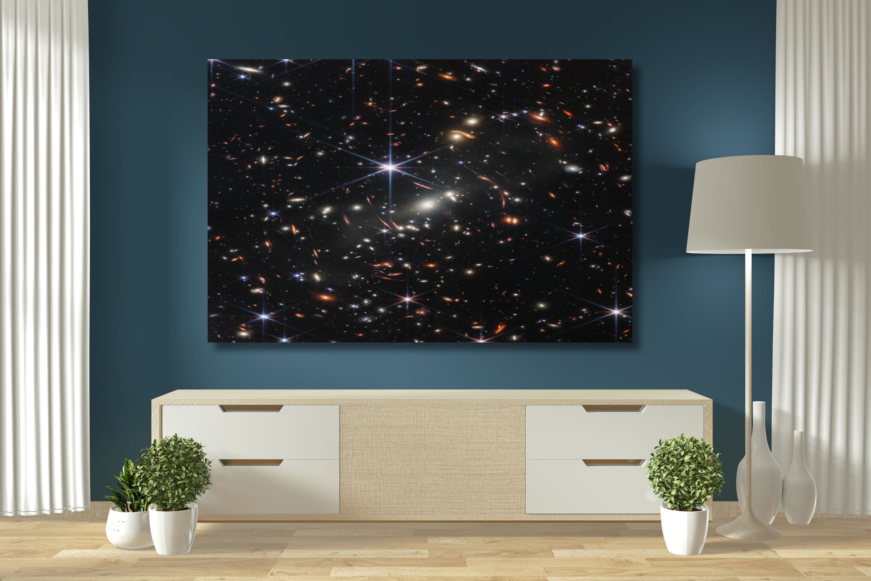 NASA James Webb Poster, Space Telescope, NASA Webbs First Images ...