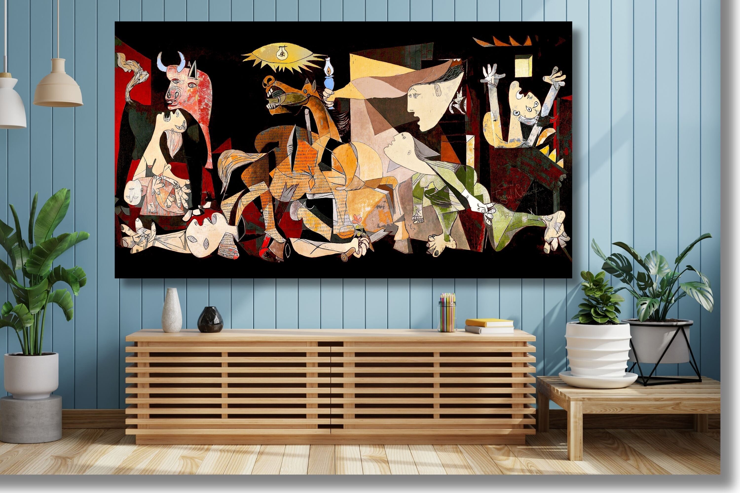 Pablo Picasso Guernica Painting Print Wall Art, Pablo Picasso Poster ...