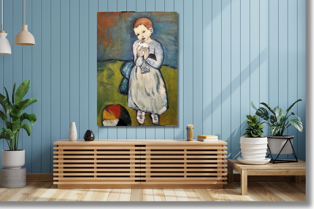 Pablo Picasso Child With a Dove, Picasso Canvas, Pablo Picasso Wall Art ...