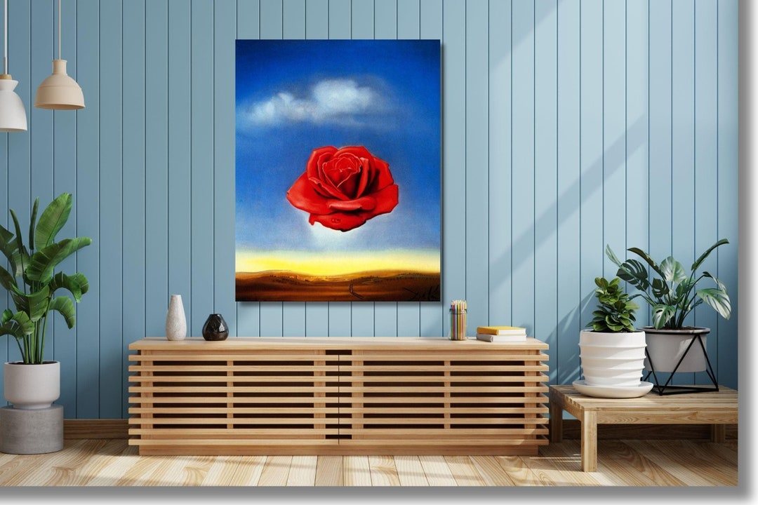 Salvador Dali Meditative Rose Canvas Wall Art,salvador Dali Print ...