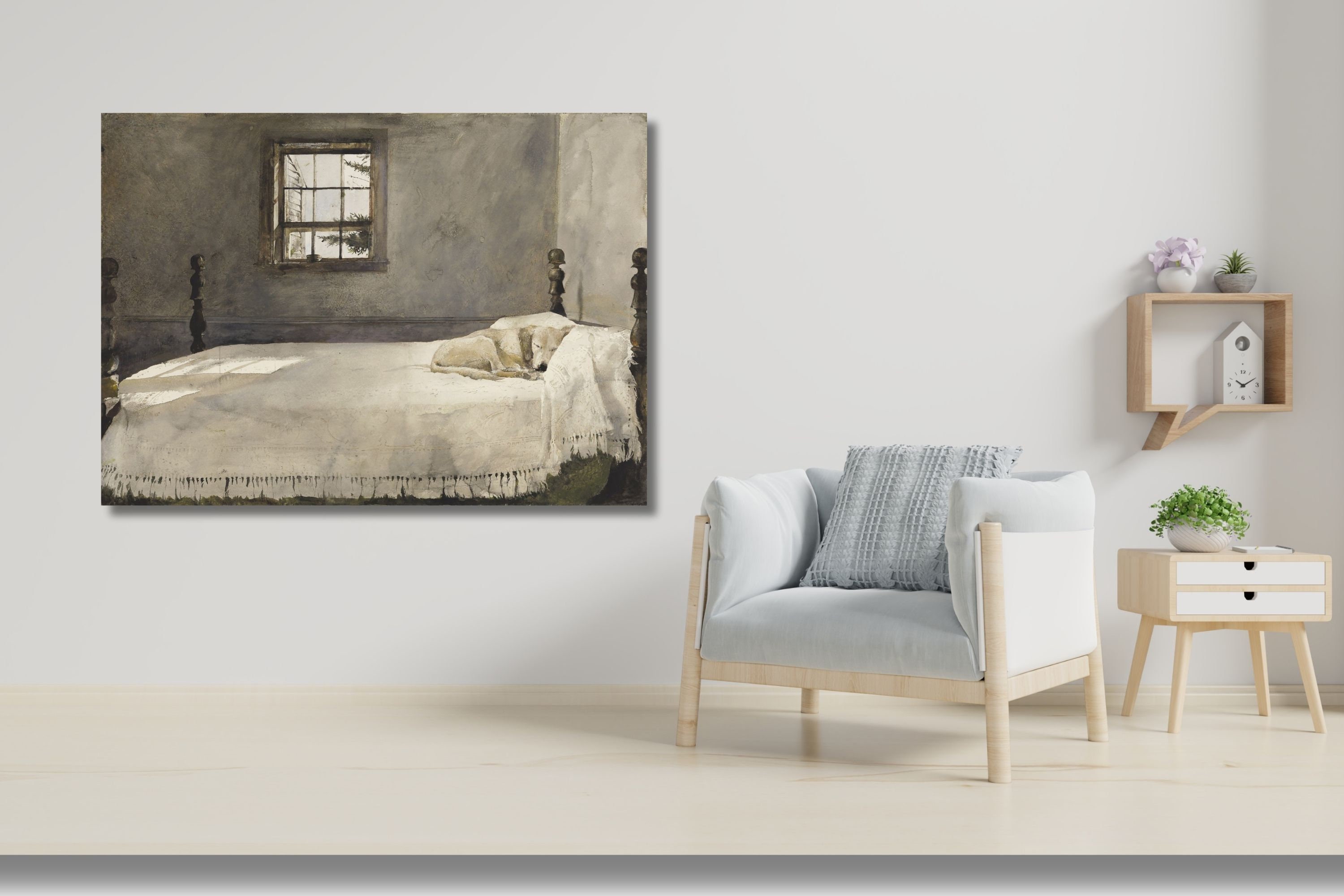 Andrew Wyeth Art,spiritual Modern Canvas Wall Art,master Bedroom Andrew ...