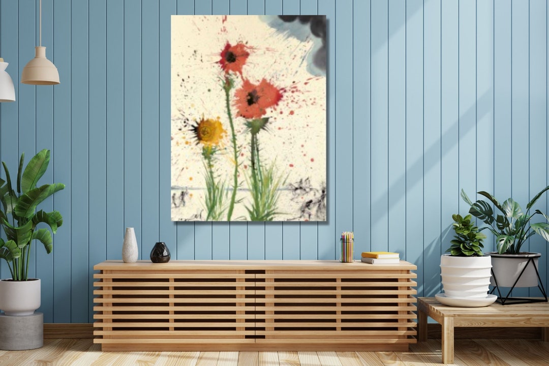 Salvador Dali Poster Salvador Dali Fleurs Canvas Wall Art Salvador Dali ...