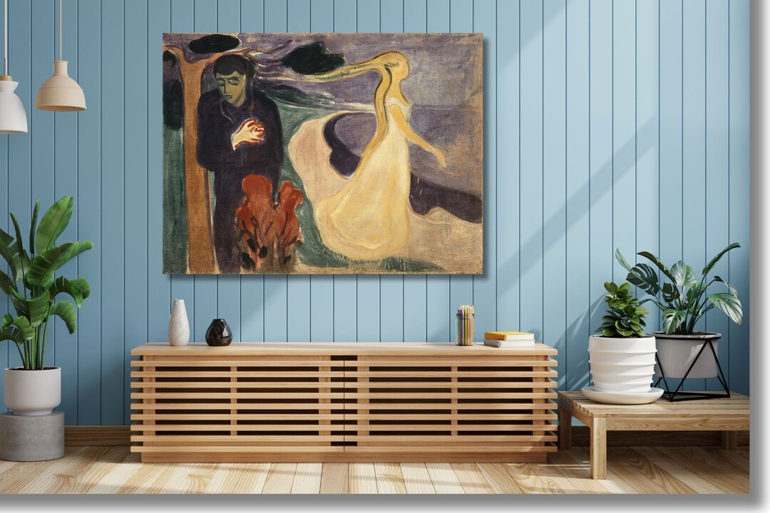 Edvard Munch Canvas Wall Art,edvard Munch Separation Art Print,munch ...