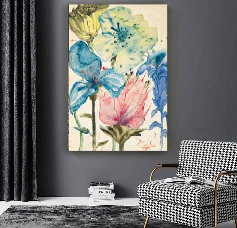 3 Piece Set Salvador Dali Exhibition,salvador Dali Fleurs Print,dali ...