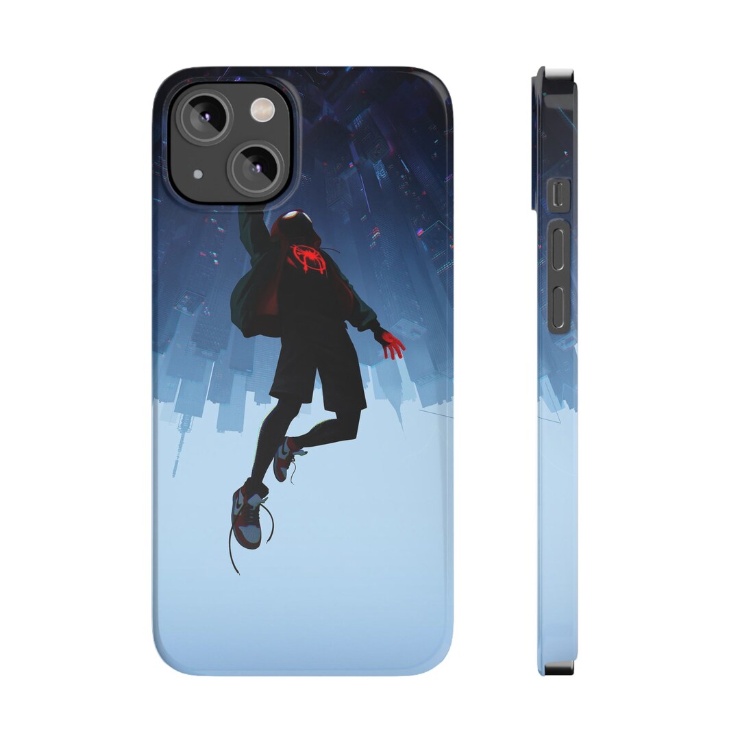 Miles Morales Spiderman Spiderverse Slim Phone Cases - Etsy