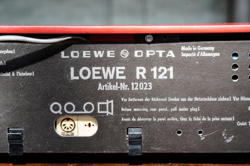 Vintage Design Radio Loewe Opta R 121 - Etsy