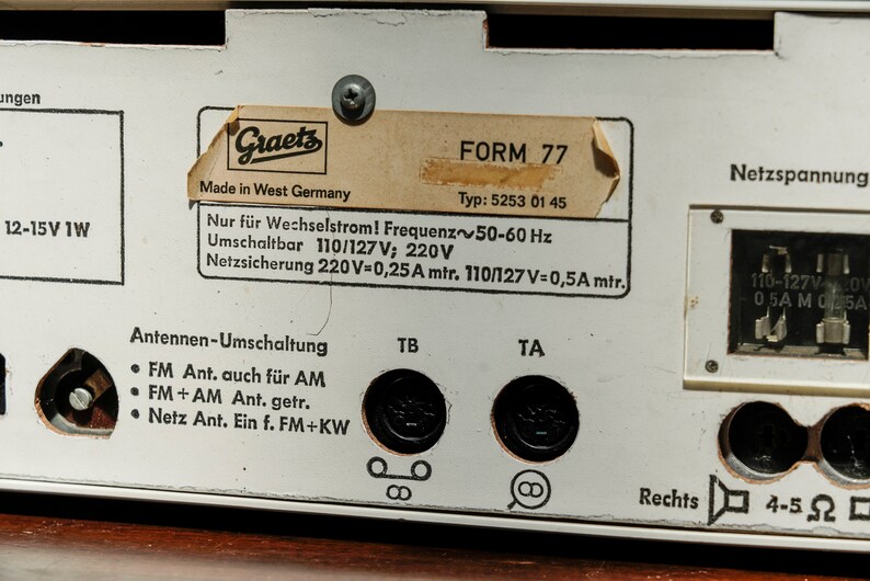 Vintage Design Radio Gaetz Form 77 With Original Speaker - Etsy