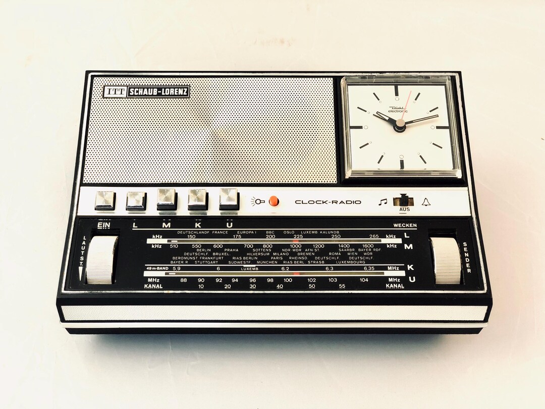 ITT Schaub-lorenz Clock-radio 101 - Etsy