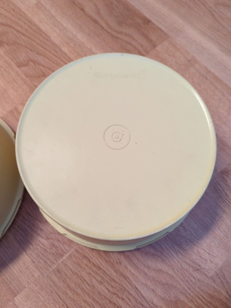 Tupperware Harvest Yellow Gold Starburst Storage Containers Set of 2 ...