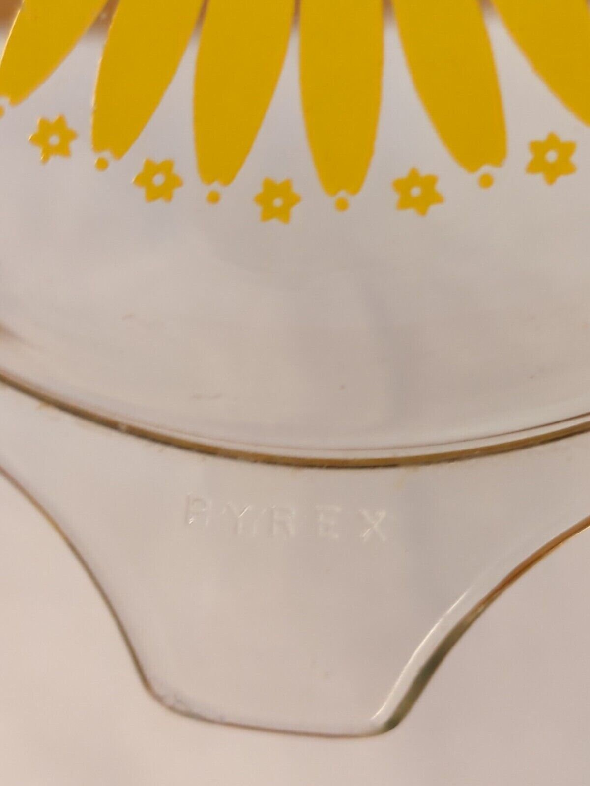 Pyrex Casserole Dish Replacement Lid Only Glass Daisy Sunflower 3 470-C ...