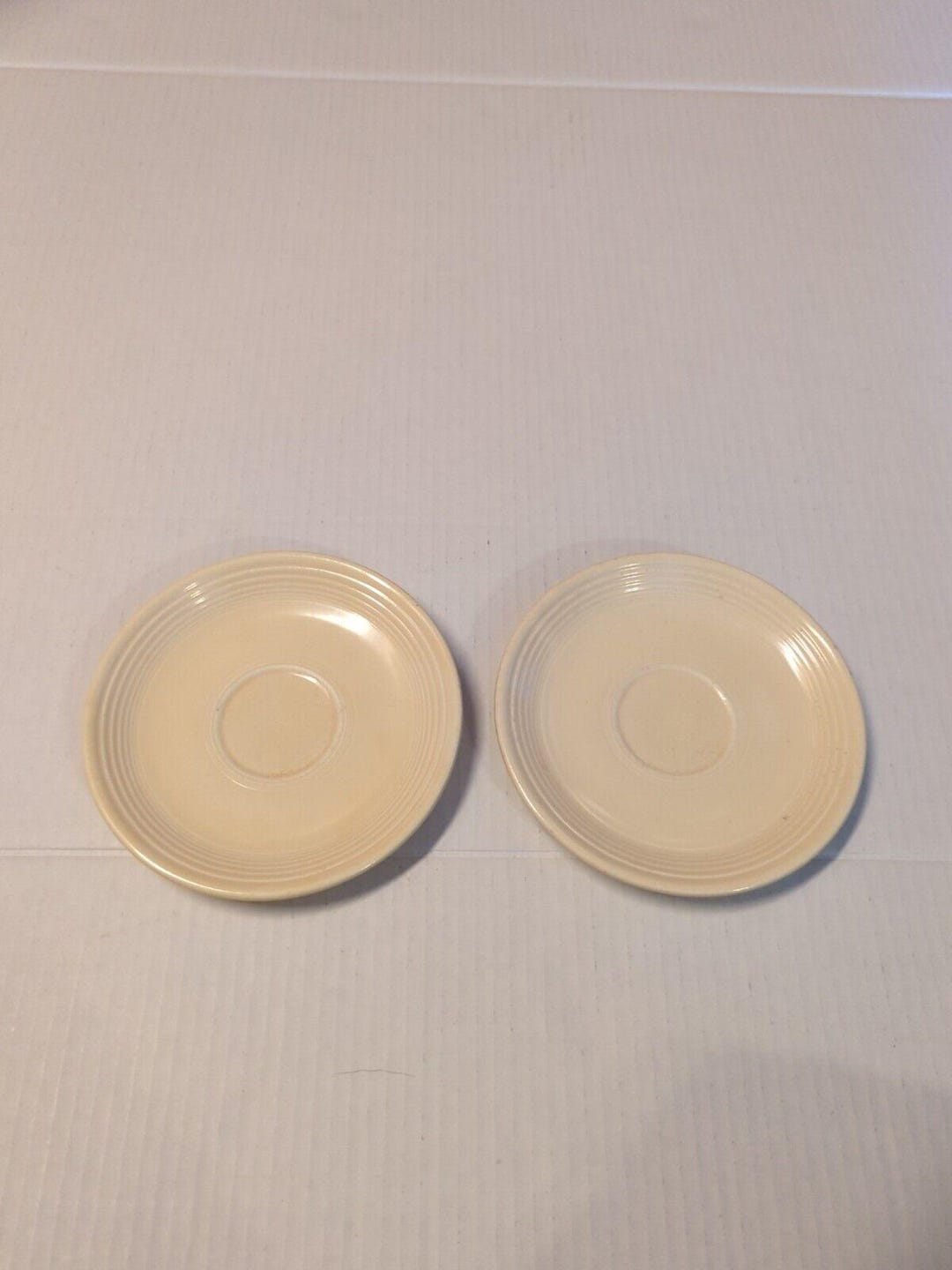 Fiestaware Fiesta Salad Dessert Bread Plate Ivory 6" Vintage Wet Foot ...