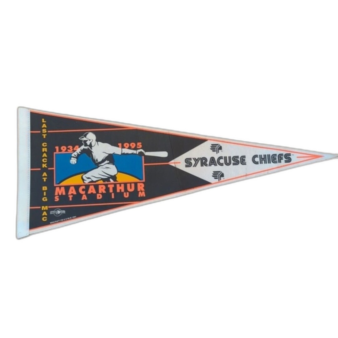 Syracuse Chiefs Pennant Baseball Macarthur Stadium Wincraft 1994 ...