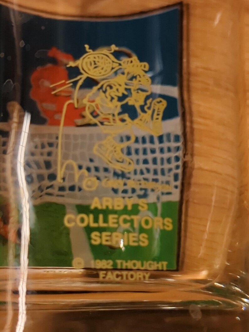 Gary Patterson Cartoonist Glass Cup Arbys Collectors Series Luck Out ...