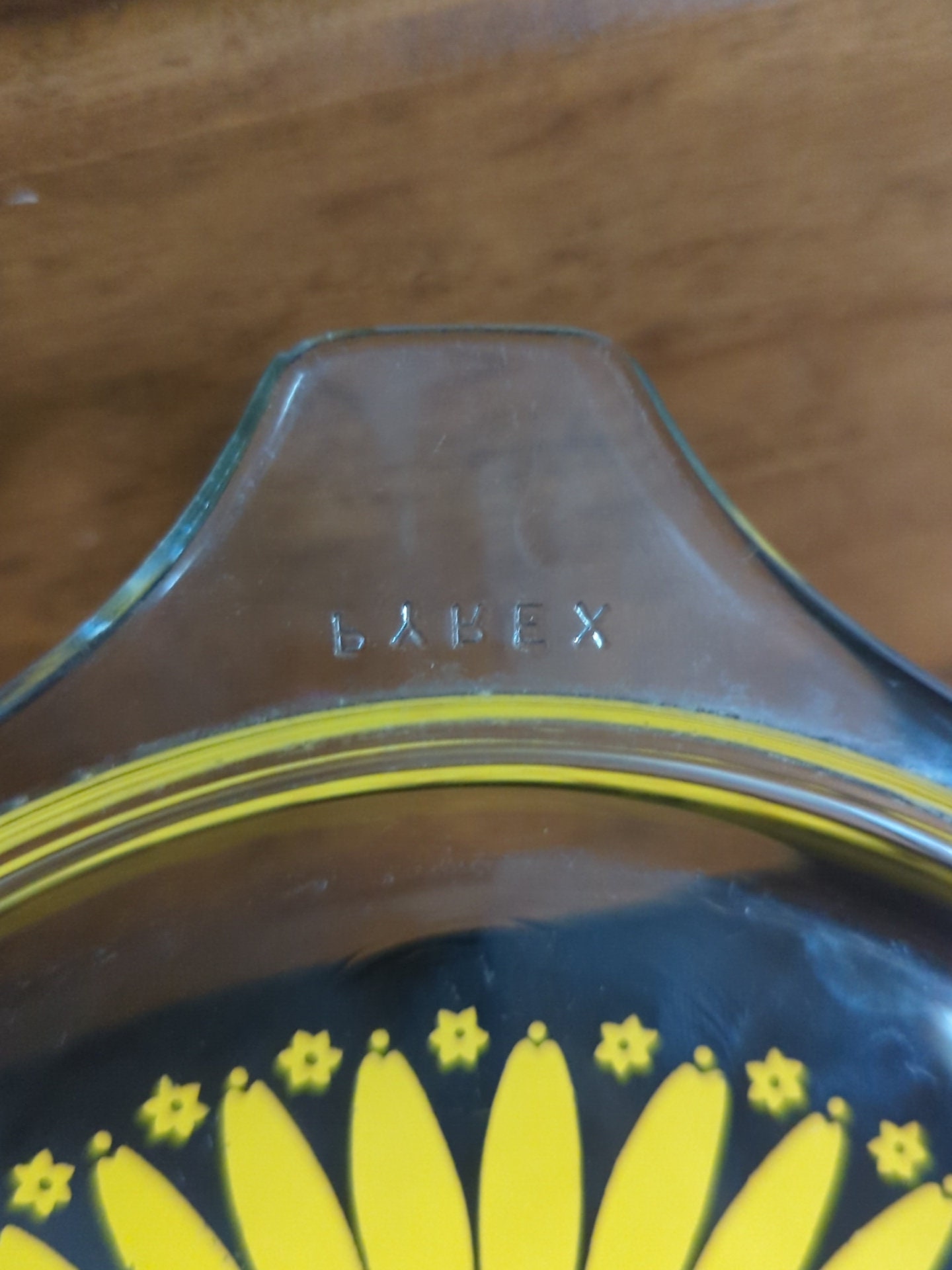 Pyrex Casserole Dish Replacement Lid Only Glass Daisy Sunflower 3 470-C ...