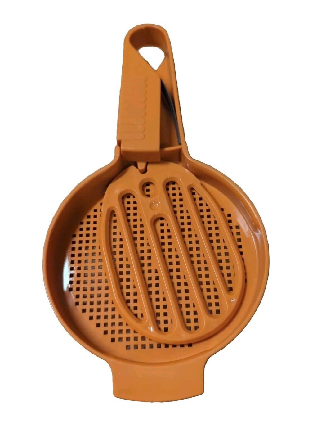 Tupperware Sift-it Sifter Flour Powder Sugar Orange Plastic Vintage - Etsy