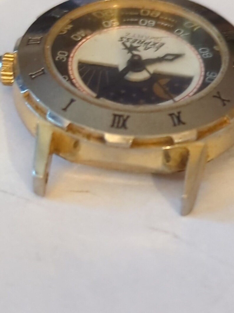 LA Express Watch Face Sun Moon Stainless Steel Vintage - Etsy