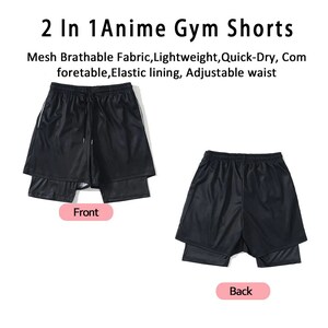 Custom Gym Mesh Shorts With Your Anime, Image, Drawing or Other Print ...