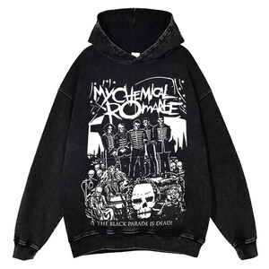 Washed Satanic Skull Grunge Gothic Hoodie Alternative 90s Aesthetic ...