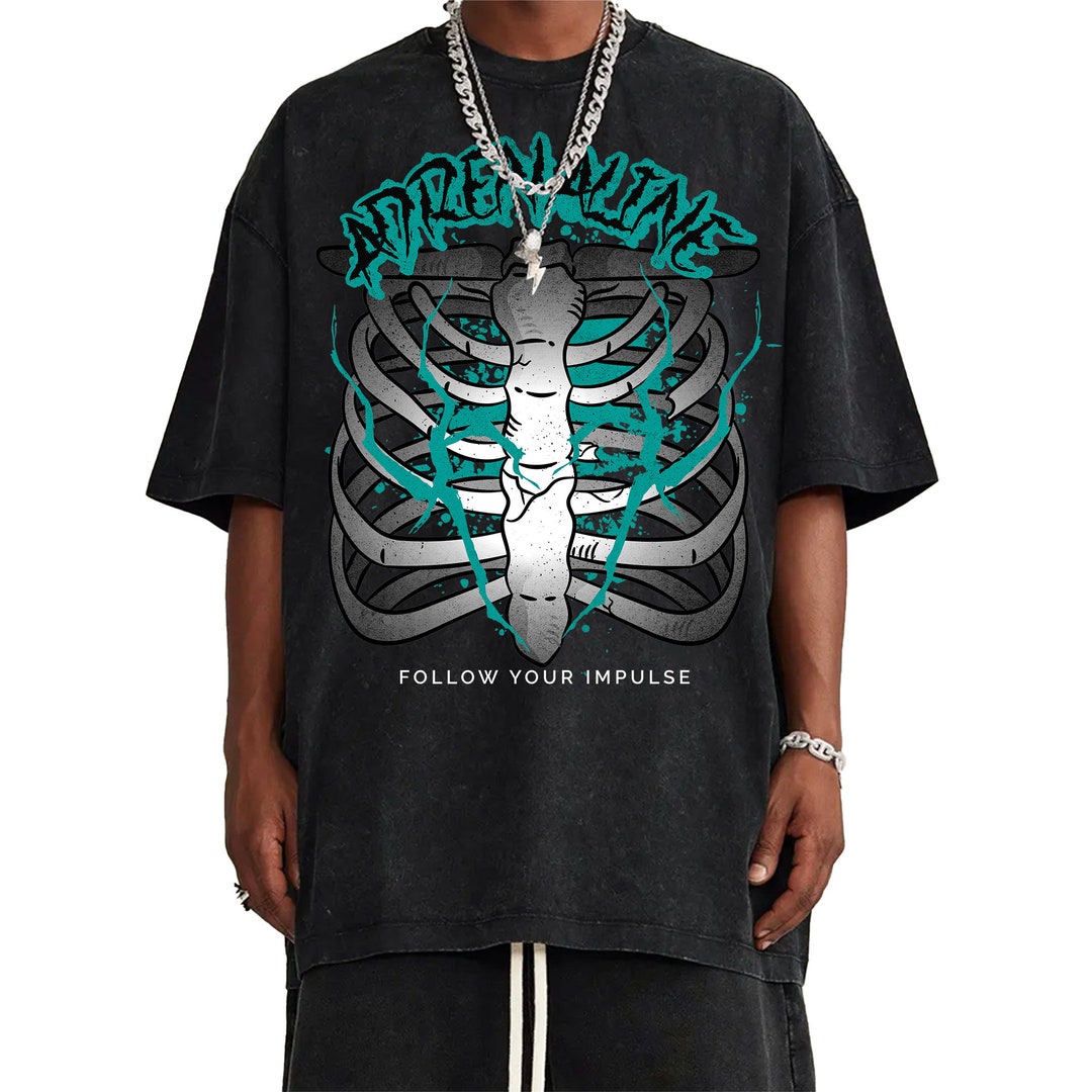 Skeleton Crewneck Shirt Cyber Techwear Y2k Goth Punk Clothing - Etsy