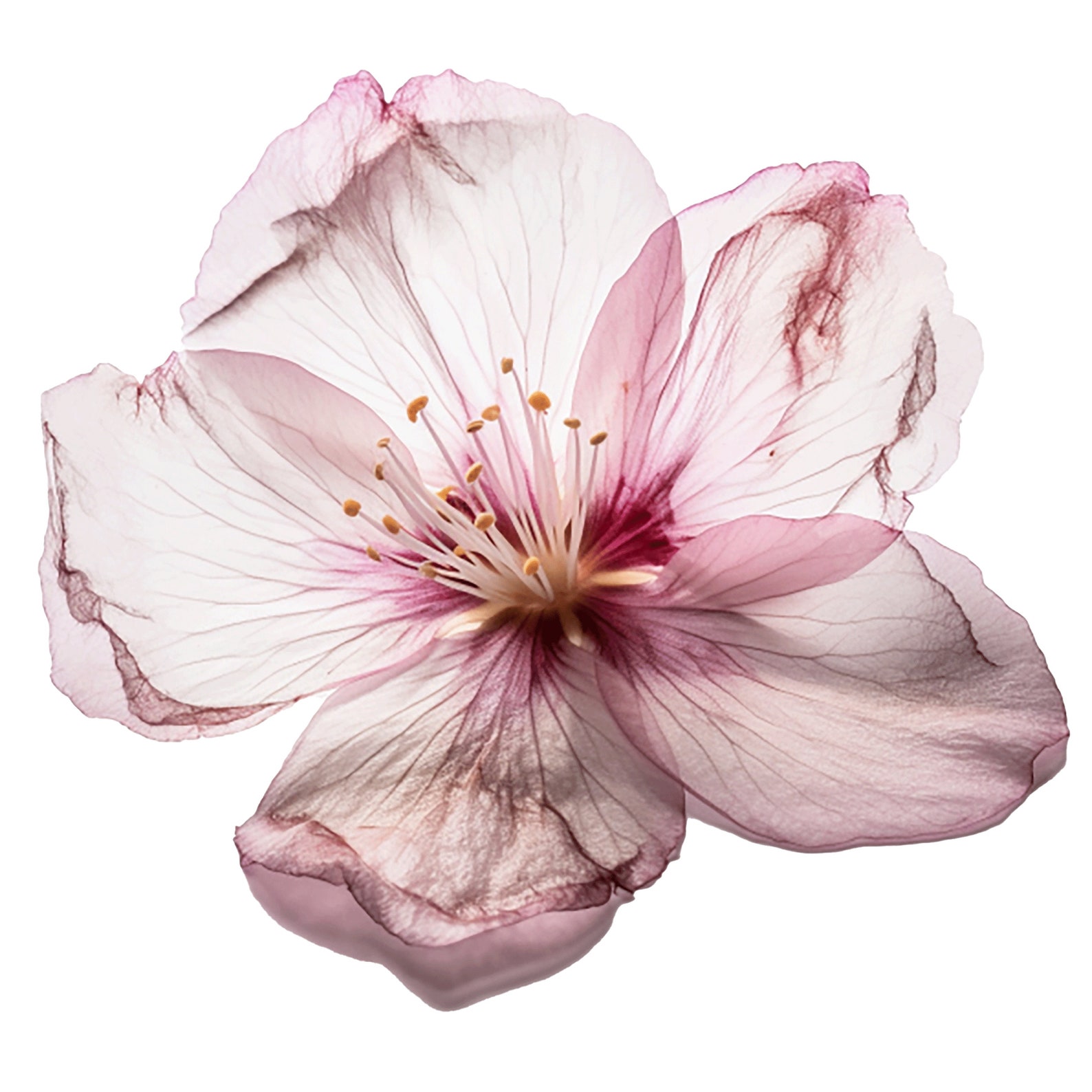 Beautiful Japanese Sakura - Cherry Blossom Watercolor Clipart ...