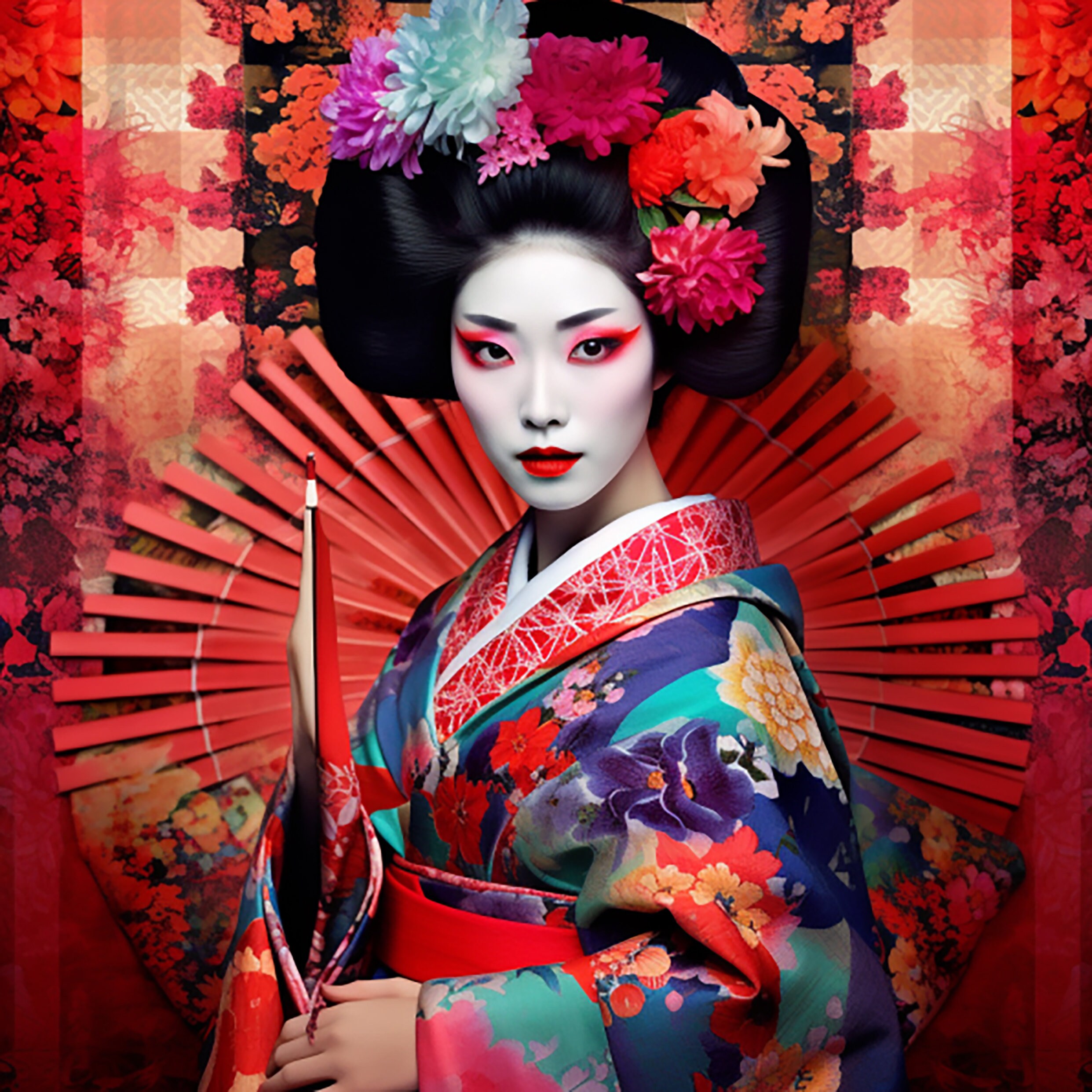 Premium Japanese Geisha Portrait Clipart - 8 High Quality Definition ...