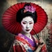 Premium Japanese Geisha Portrait Clipart - 8 High Quality Definition ...
