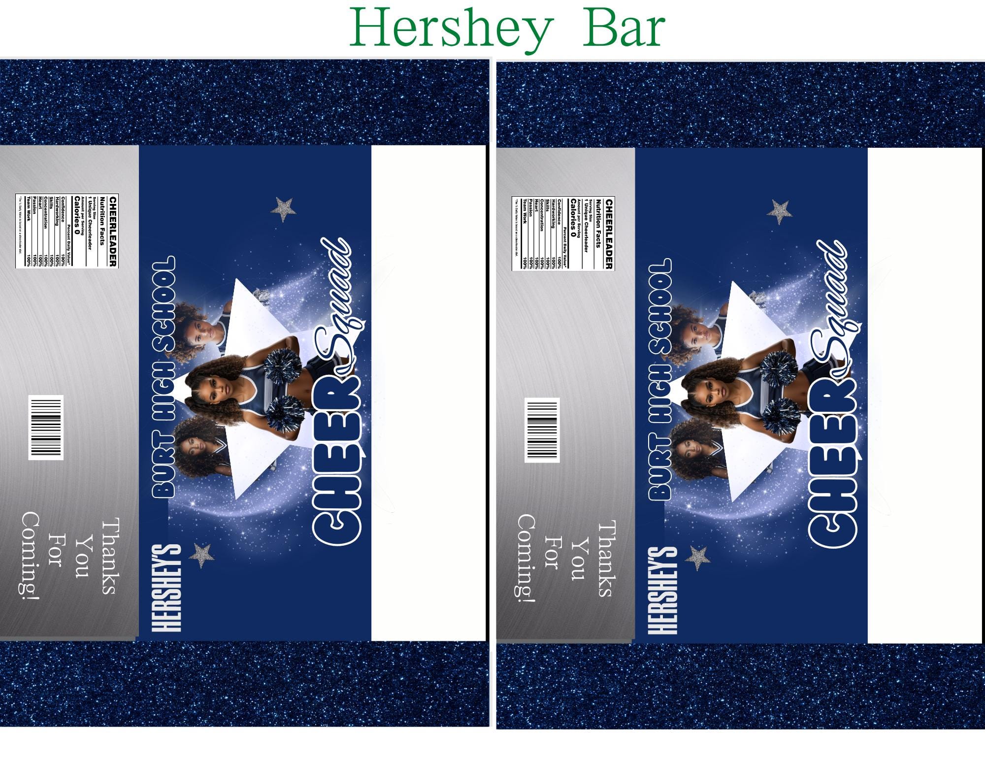 Cheerleading Party Favor Bundle. Canva Editable Template. Cheerleading ...