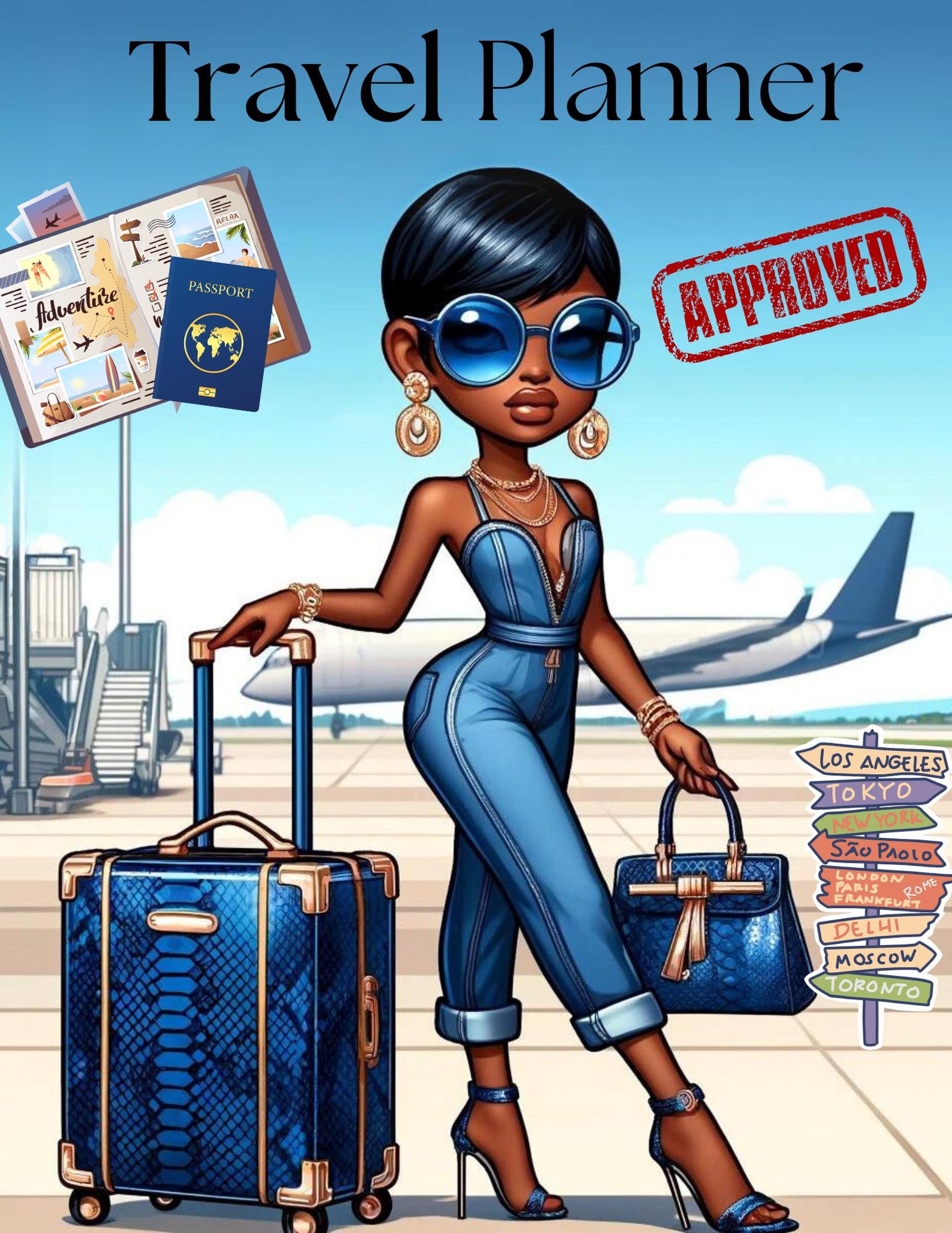 Printable Travel Planners. Packing List. Organizer. Itinerary Planning ...