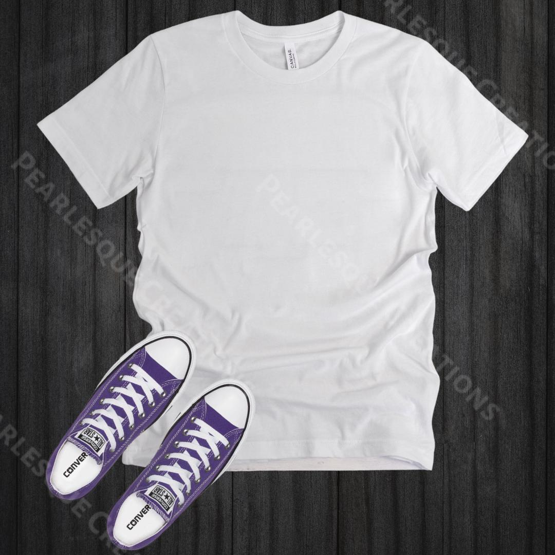 Editable Shirt and Converse Mockup Template. Multiple Colors. Great for ...