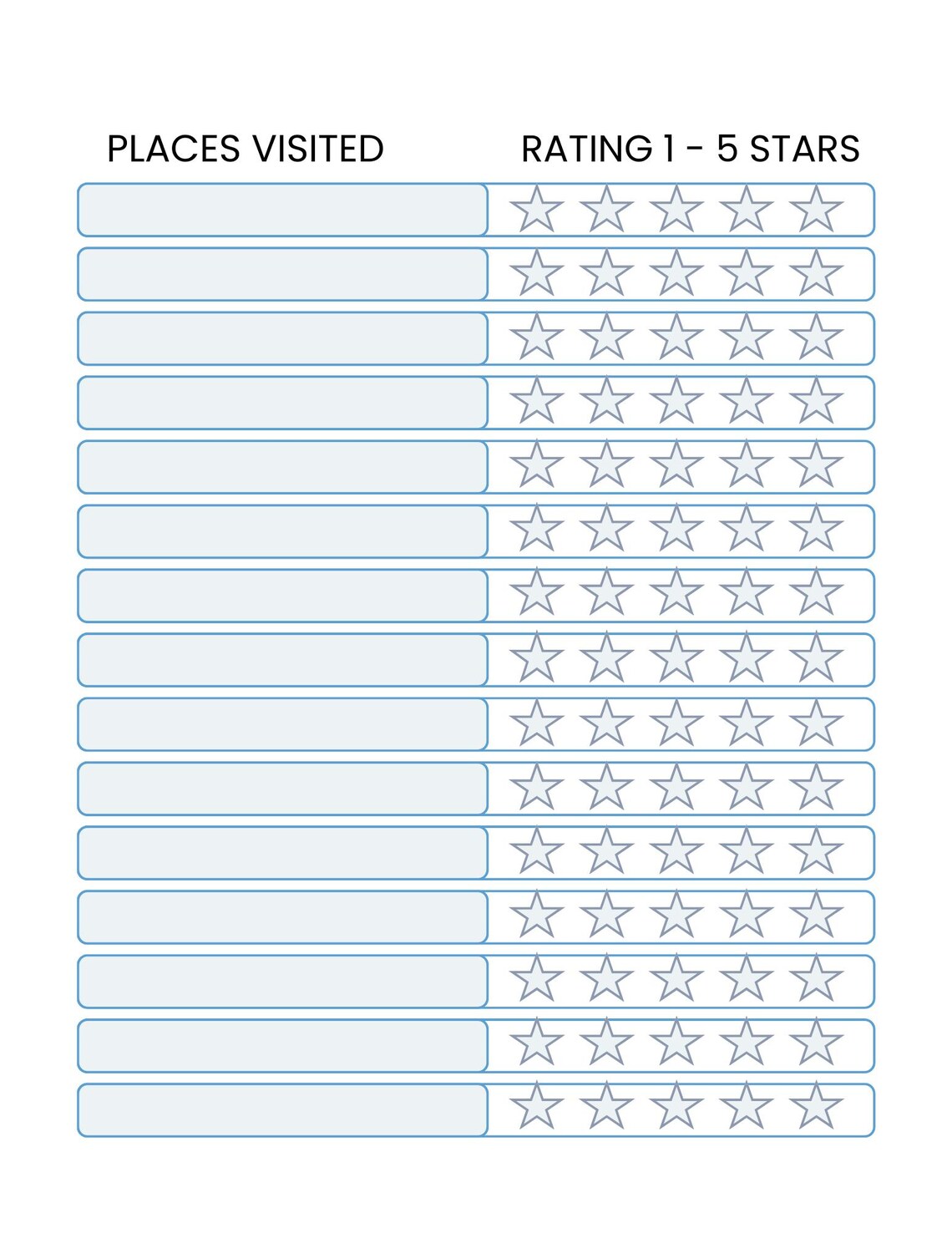 Printable Travel Planners. Packing List. Organizer. Itinerary Planning ...