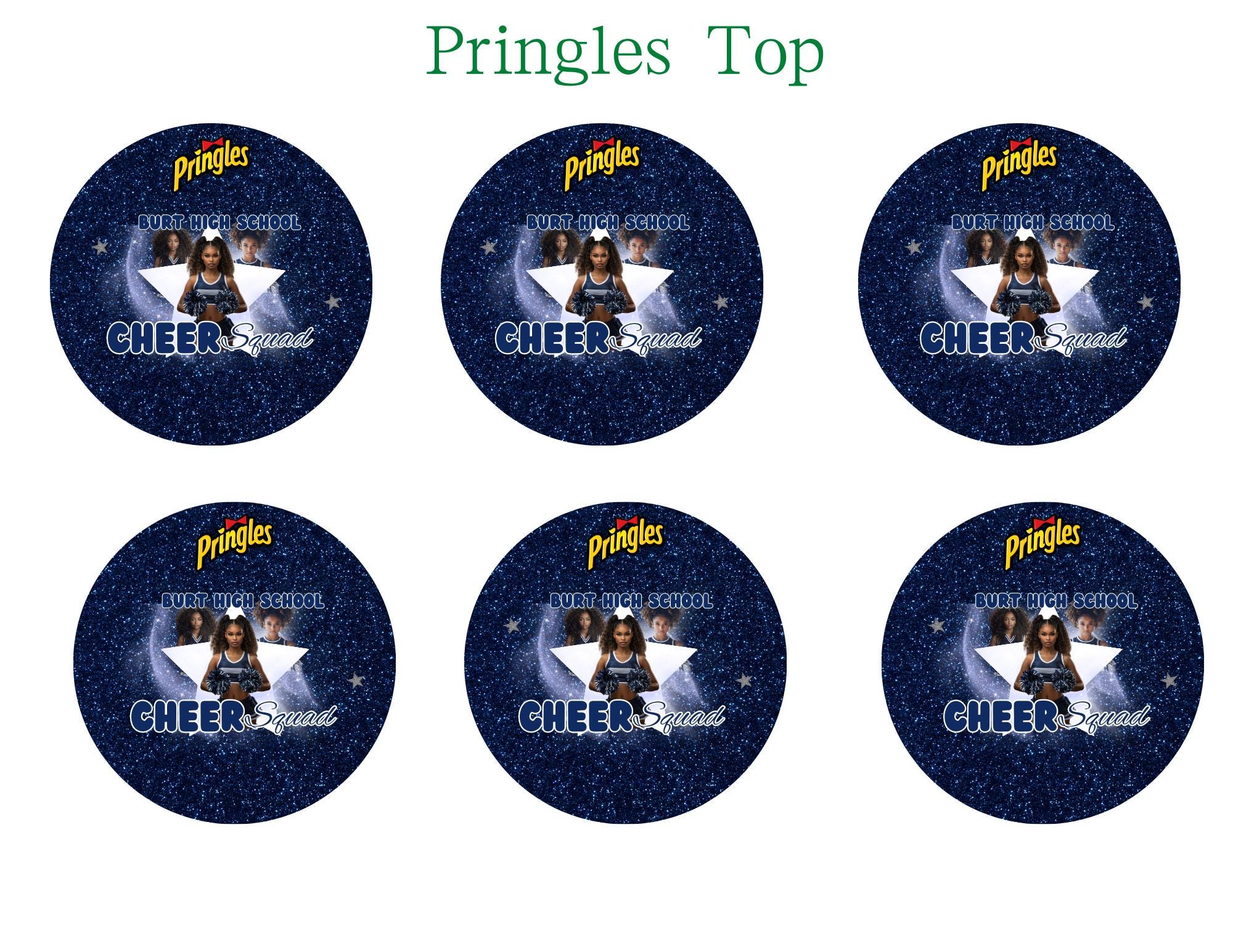 Cheerleading Party Favor Bundle. Canva Editable Template. Cheerleading ...