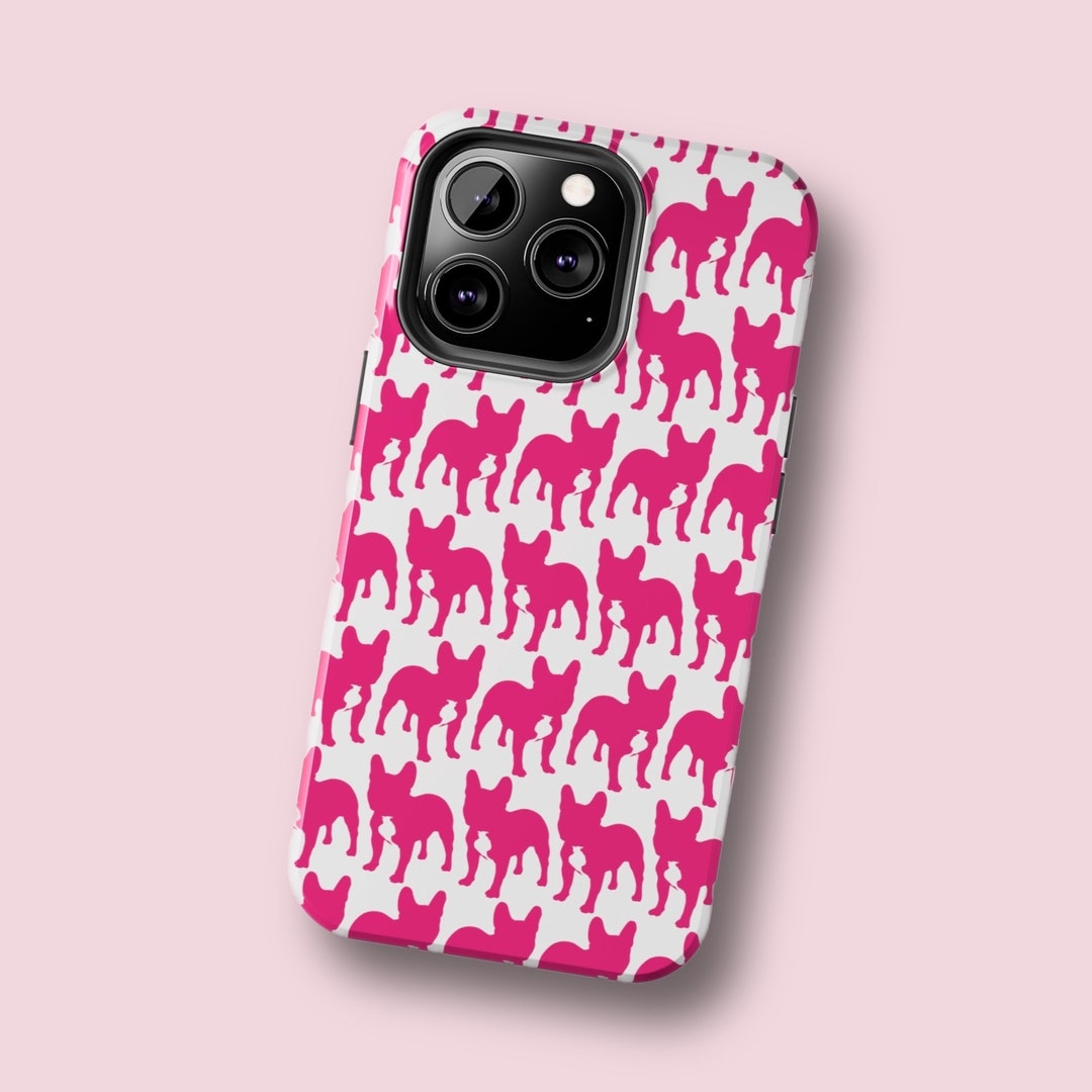 Frenchie Pink Cute iPhone Case Dog Lovers Gift Phone Case Girl French ...