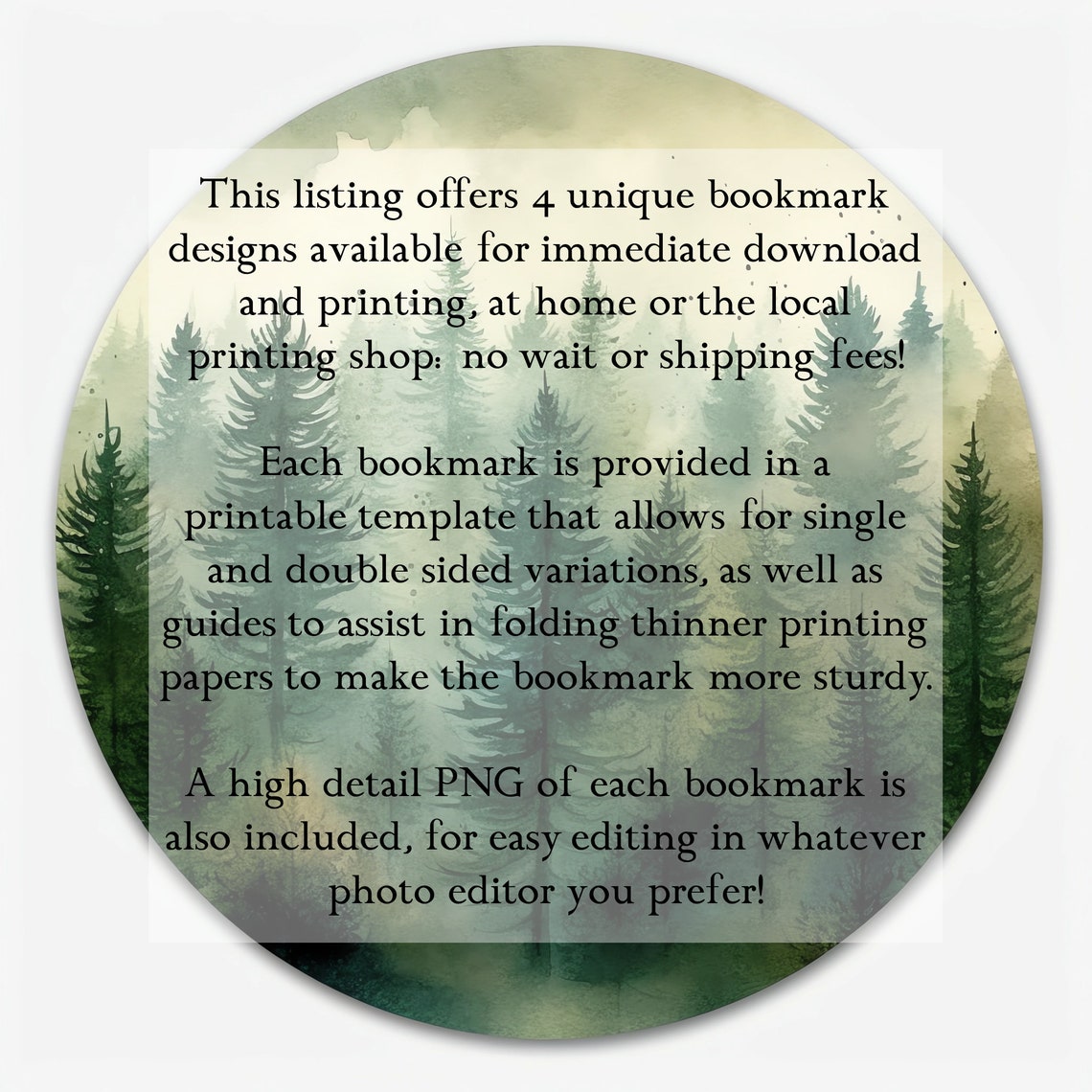 Lost in the Pages-quotation Bookmark, Editable 4-bookmark Bundle ...