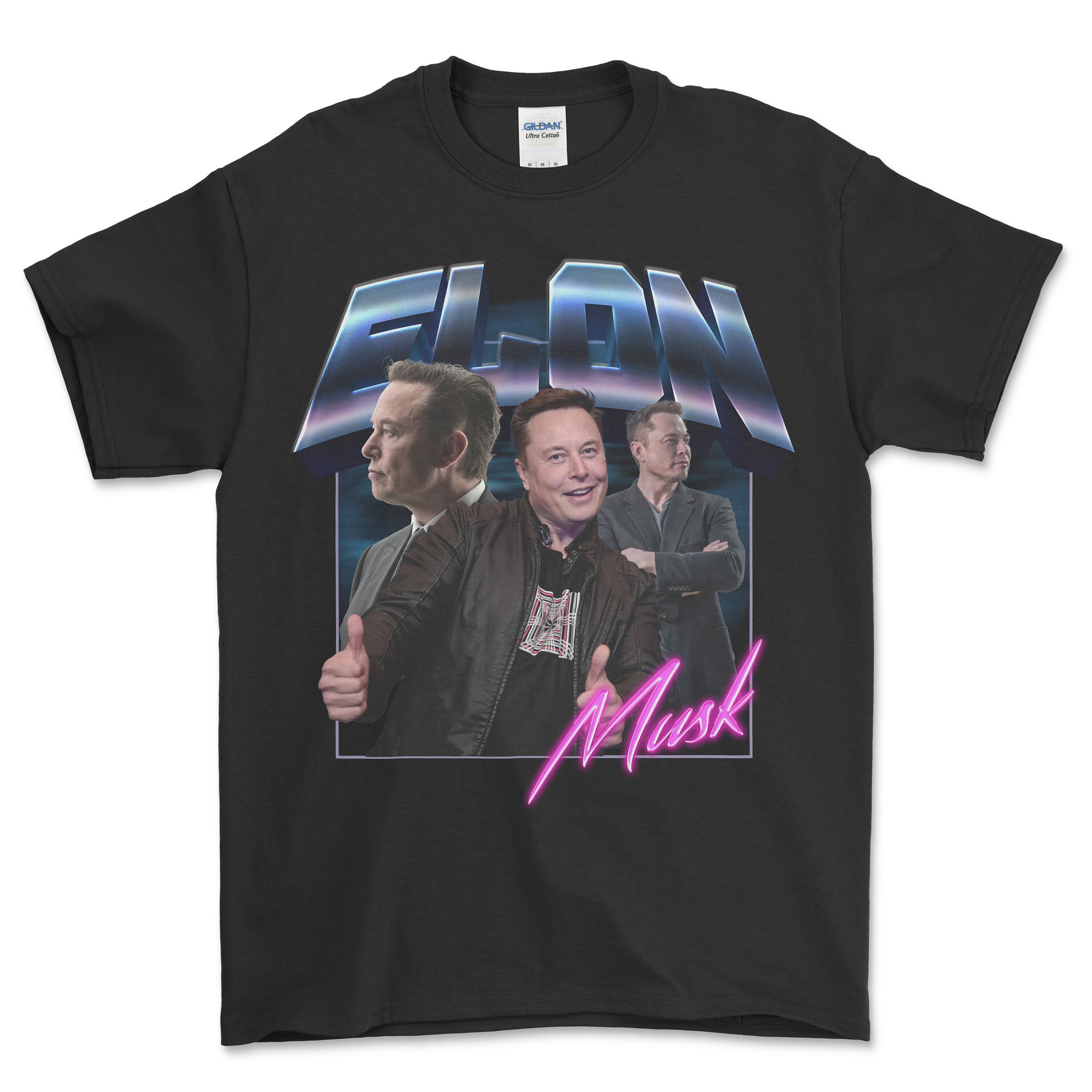 ELON MUSK Vintage Shirt, Homage Tshirt, Fan Tees, Retro 90s T-shirt Fan ...