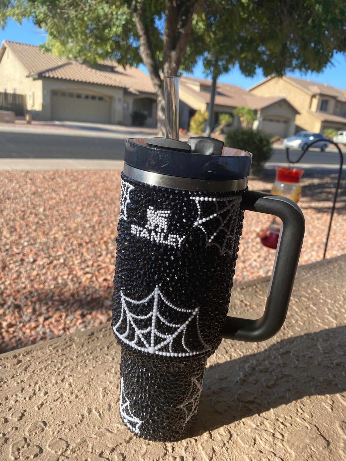 Spiderweb Bedazzled Stanley - Etsy