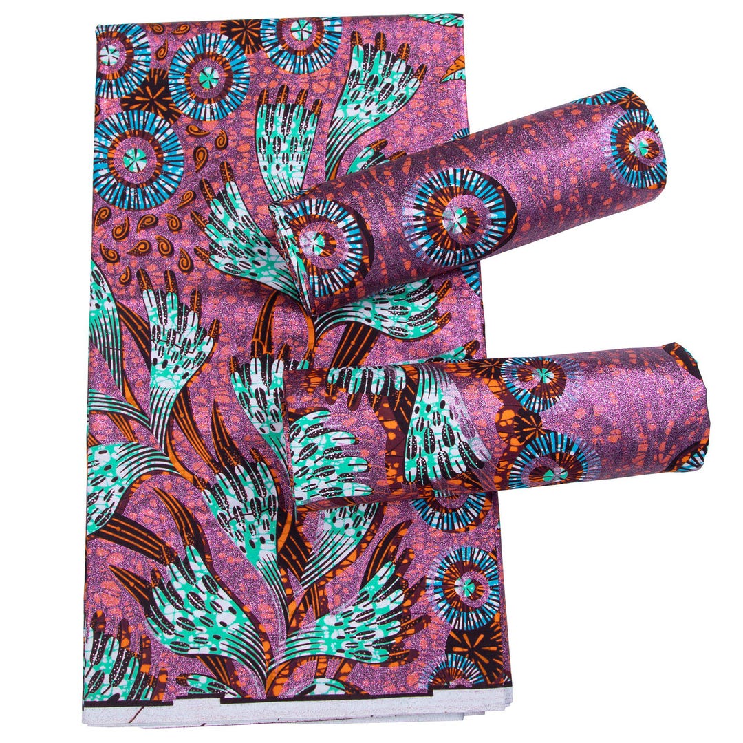 3/6 Yards African Ankara Wax Print Fabric – High Quality Breathable ...