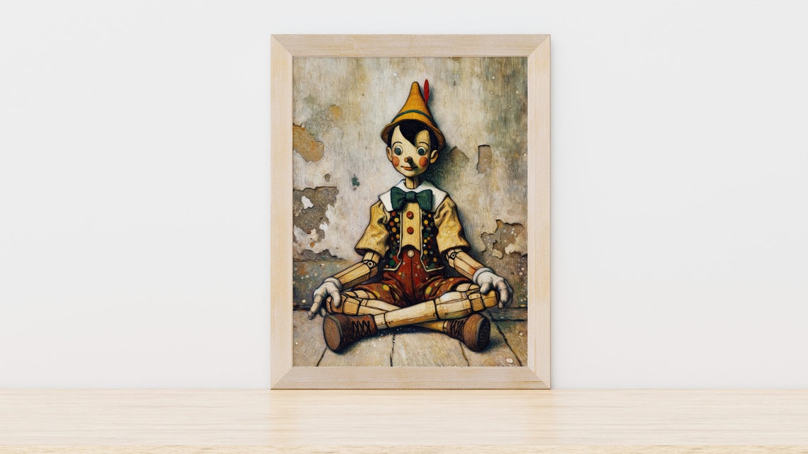 PRINTABLE | Charming Pinocchio Puppet Painting Printable | Enchanting ...