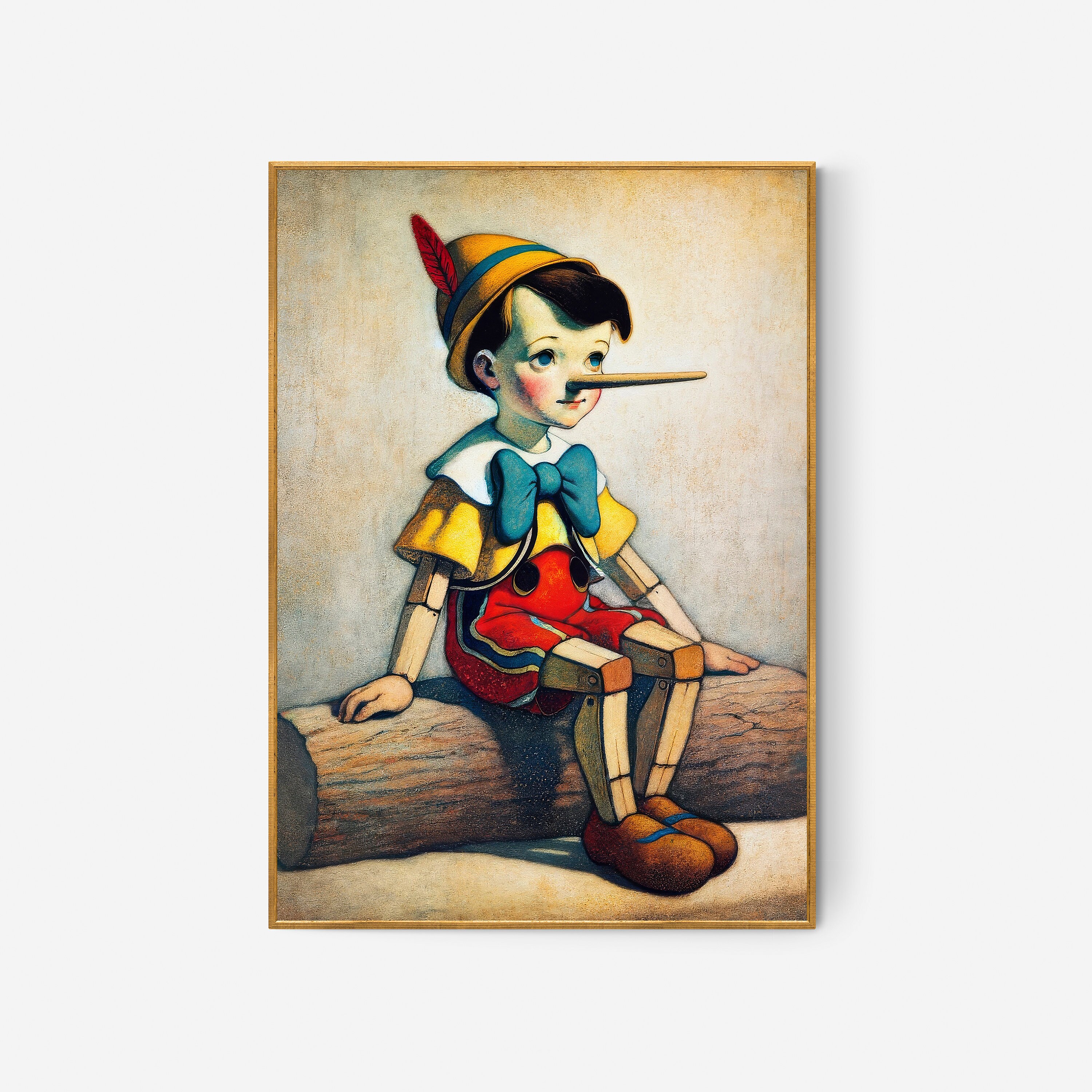 Pinocchio | PRINTABLE & Vertical Frame TV Art | Nostalgic Childhood ...