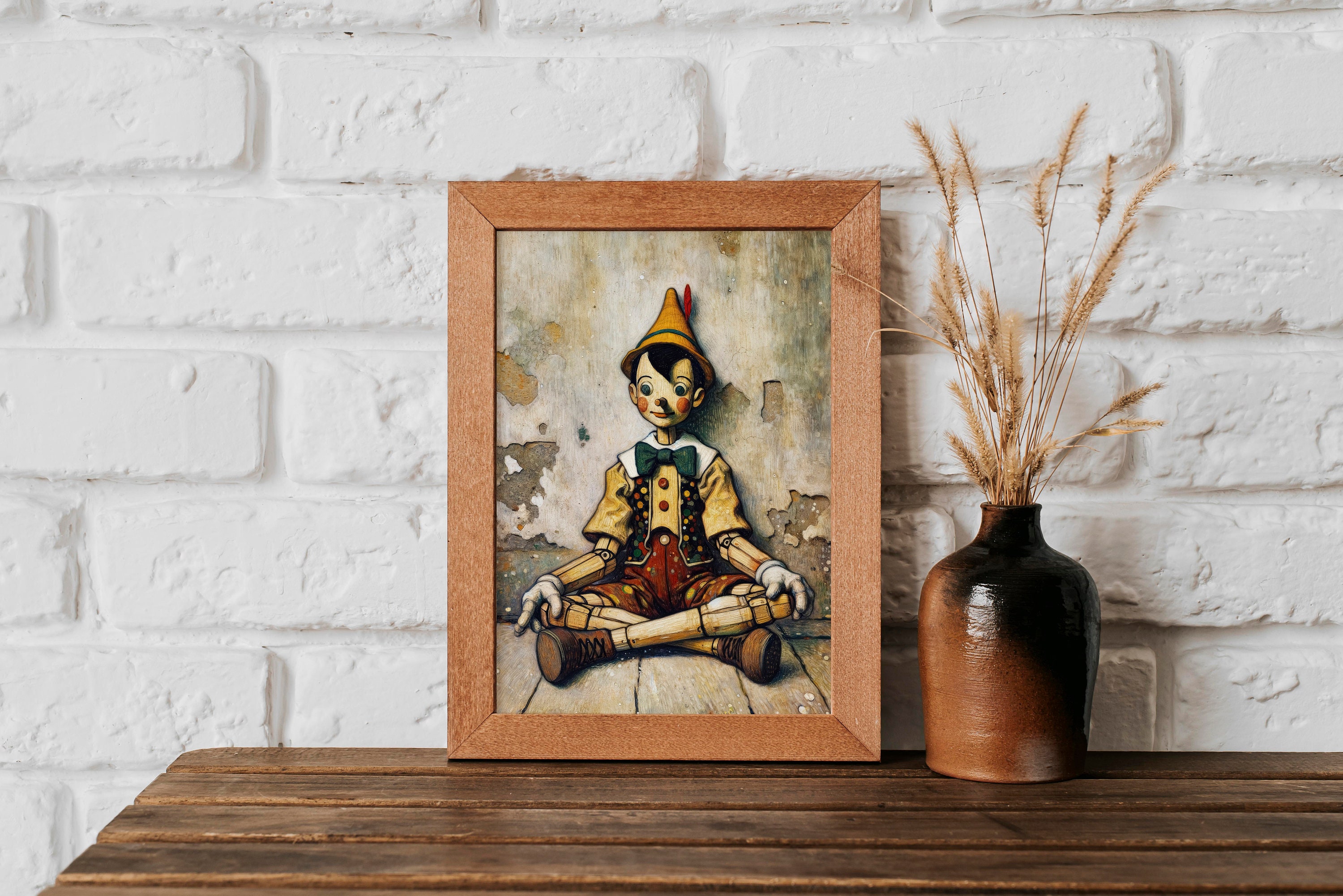 PRINTABLE | Charming Pinocchio Puppet Painting Printable | Enchanting ...