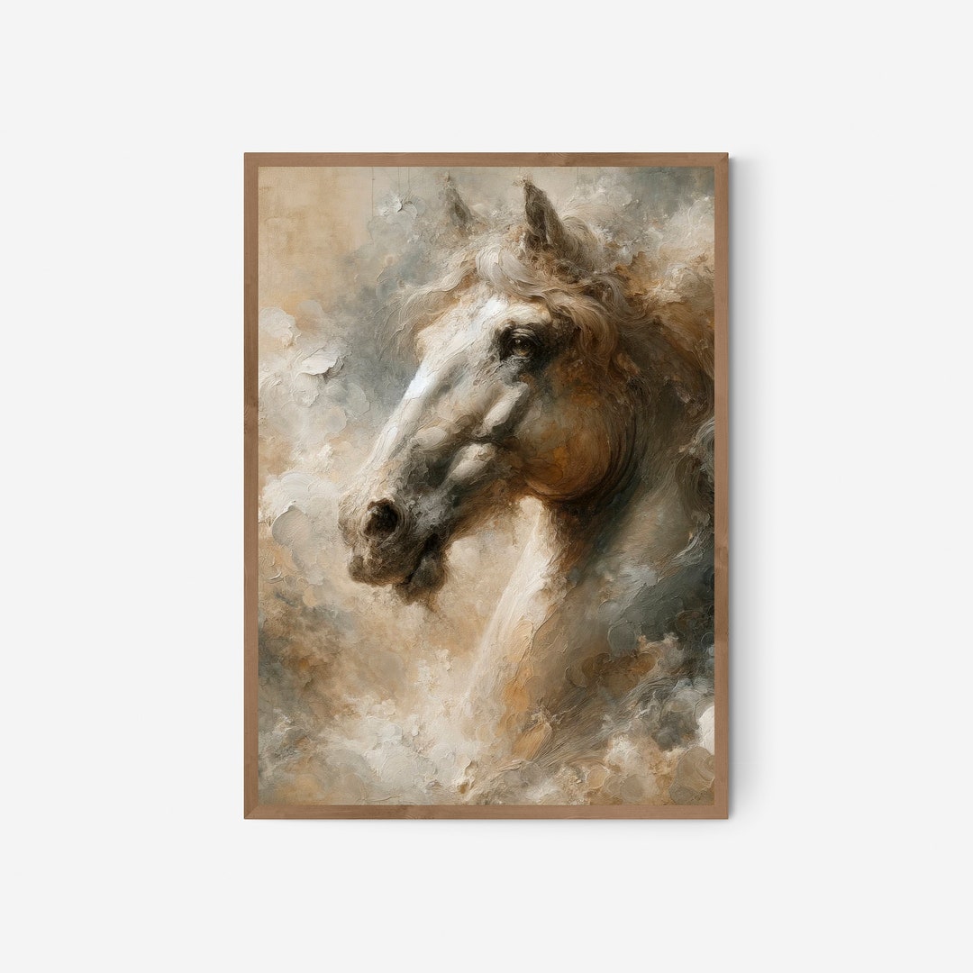Ethereal Horse Art Print | Abstract Realism (digital Download) - Etsy UK