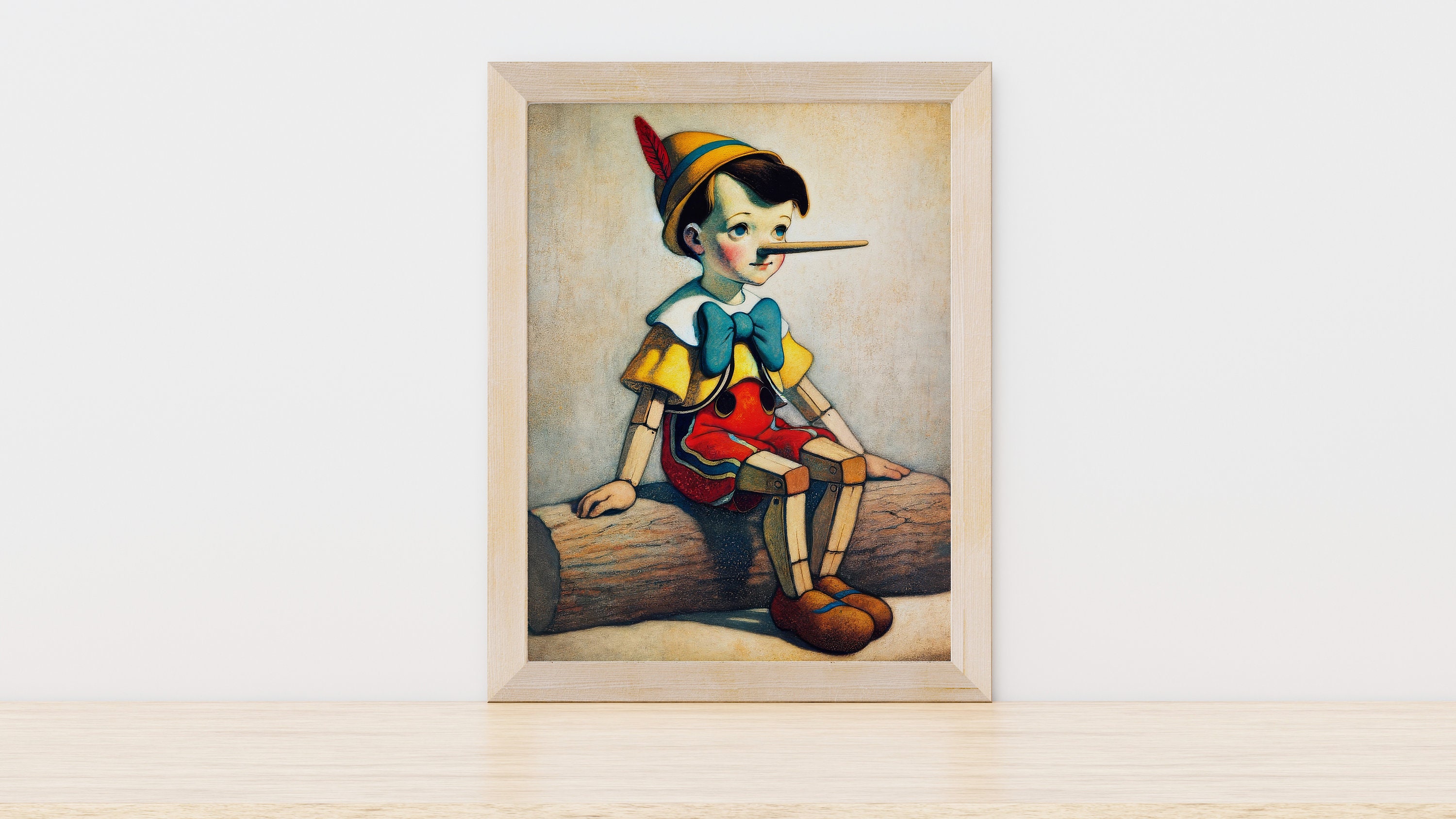 Pinocchio | PRINTABLE & Vertical Frame TV Art | Nostalgic Childhood ...