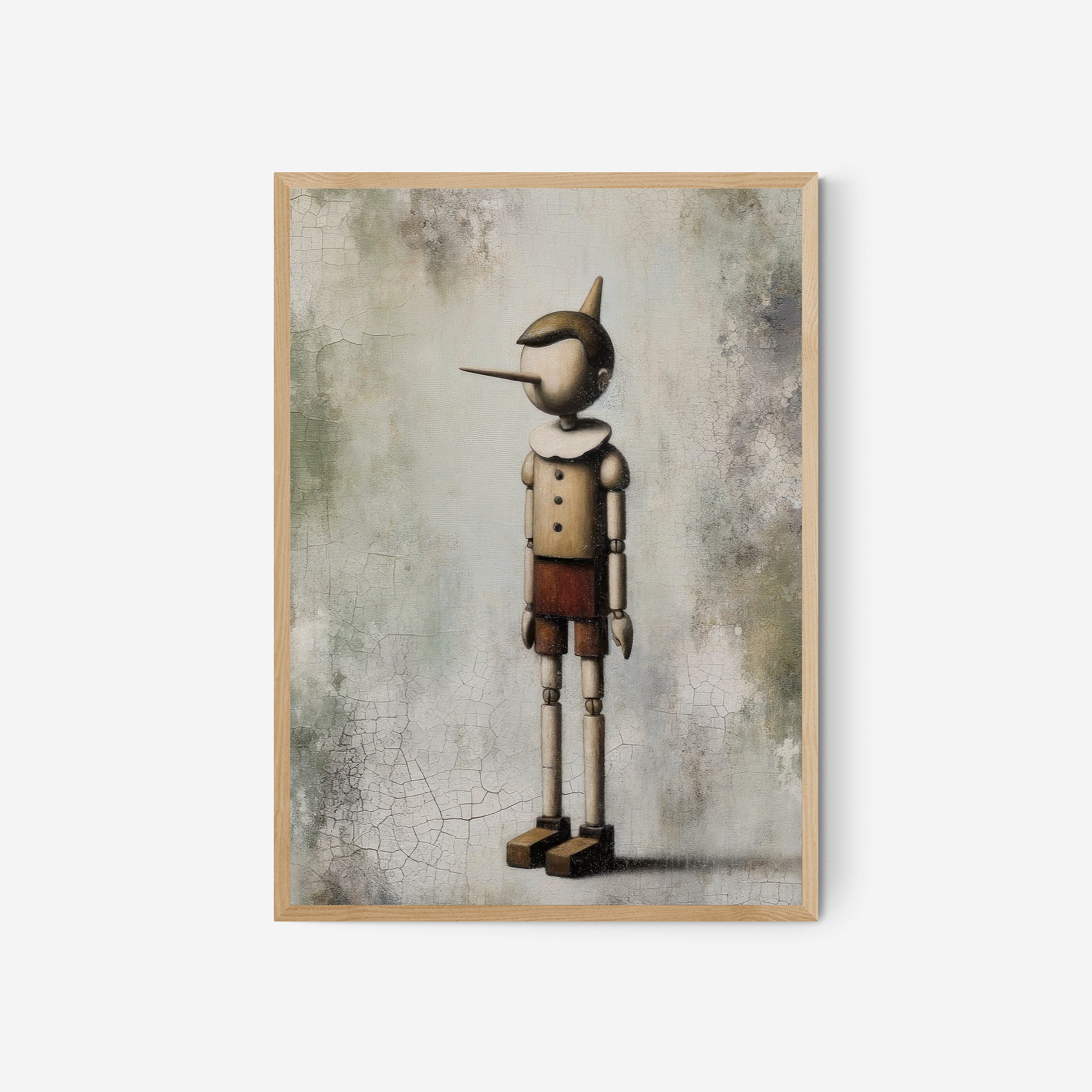 PRINTABLE | Pinocchio: A Journey of Truth | Classic Digital Painting ...