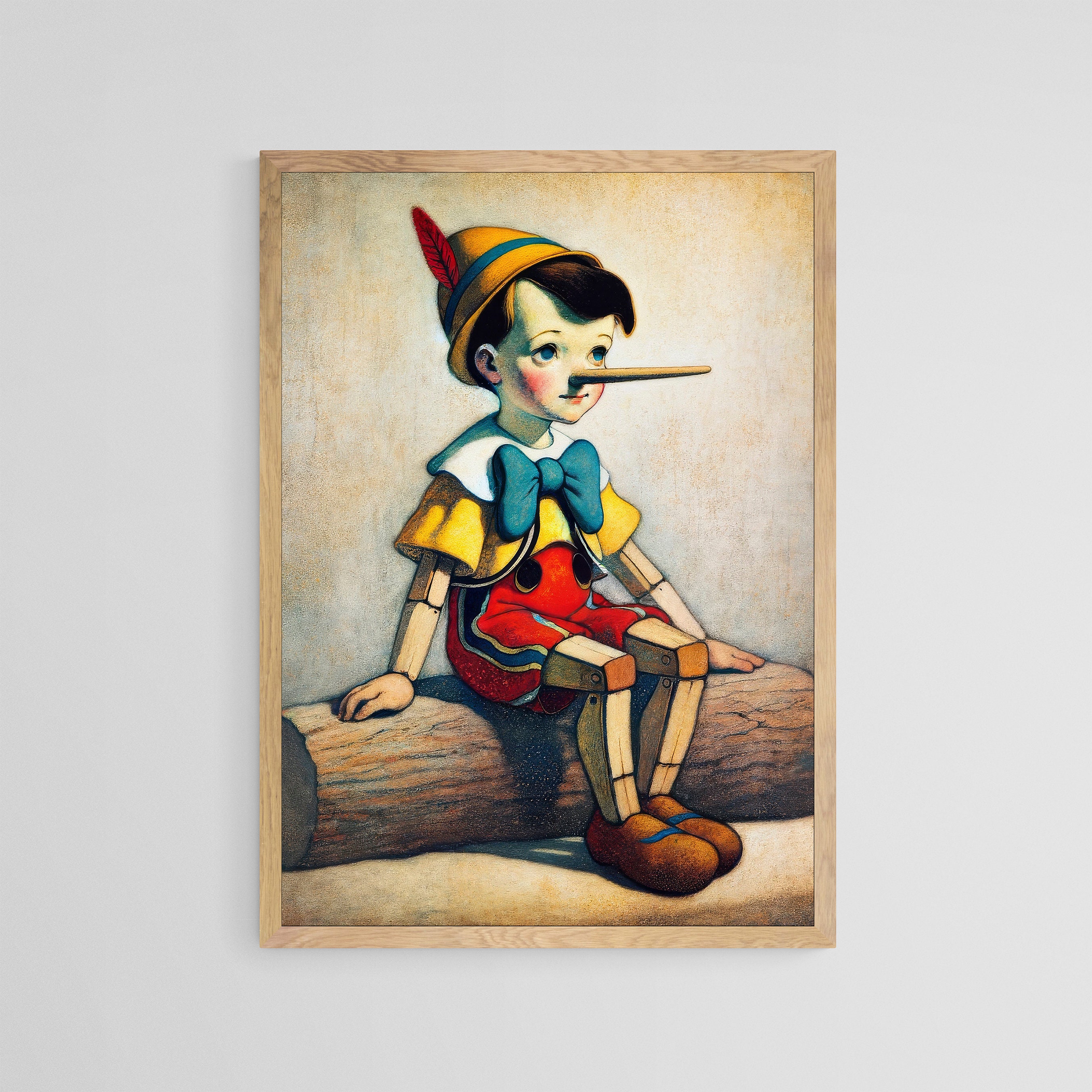 Pinocchio | PRINTABLE & Vertical Frame TV Art | Nostalgic Childhood ...