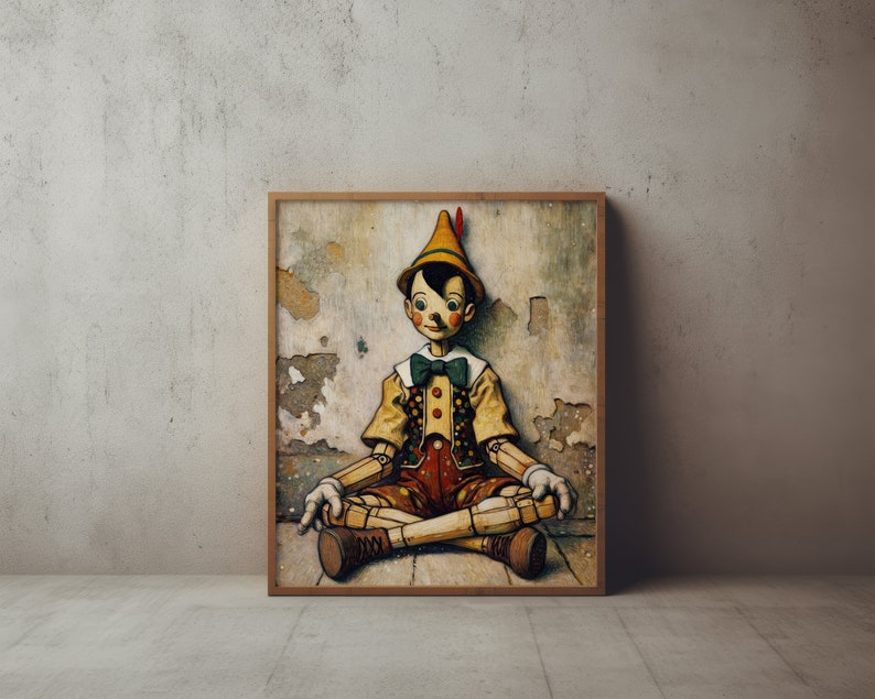 PRINTABLE | Charming Pinocchio Puppet Painting Printable | Enchanting ...