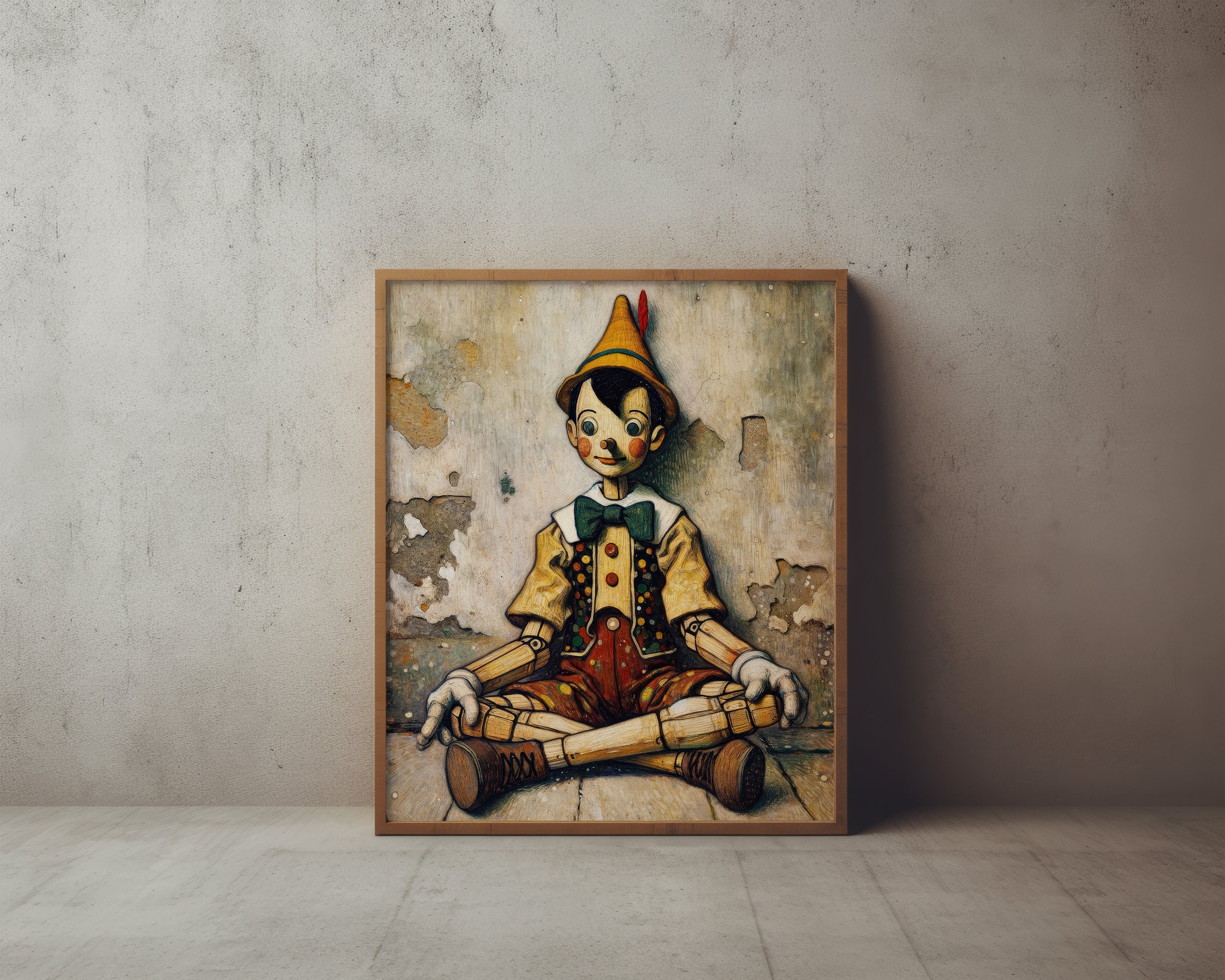 PRINTABLE | Charming Pinocchio Puppet Painting Printable | Enchanting ...