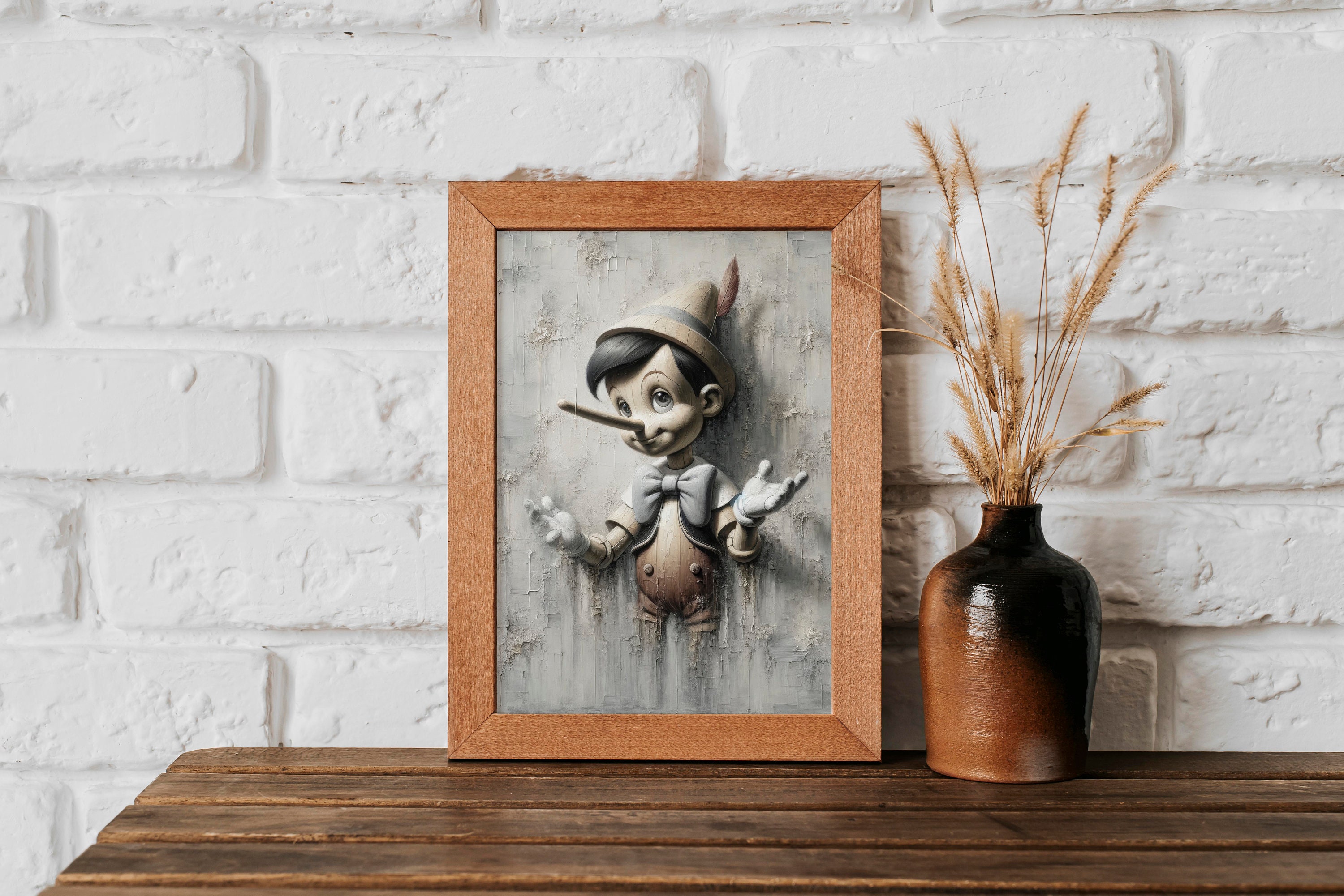 PRINTABLE | Pinocchio in Monochrome - A Story of Growth and Honesty ...