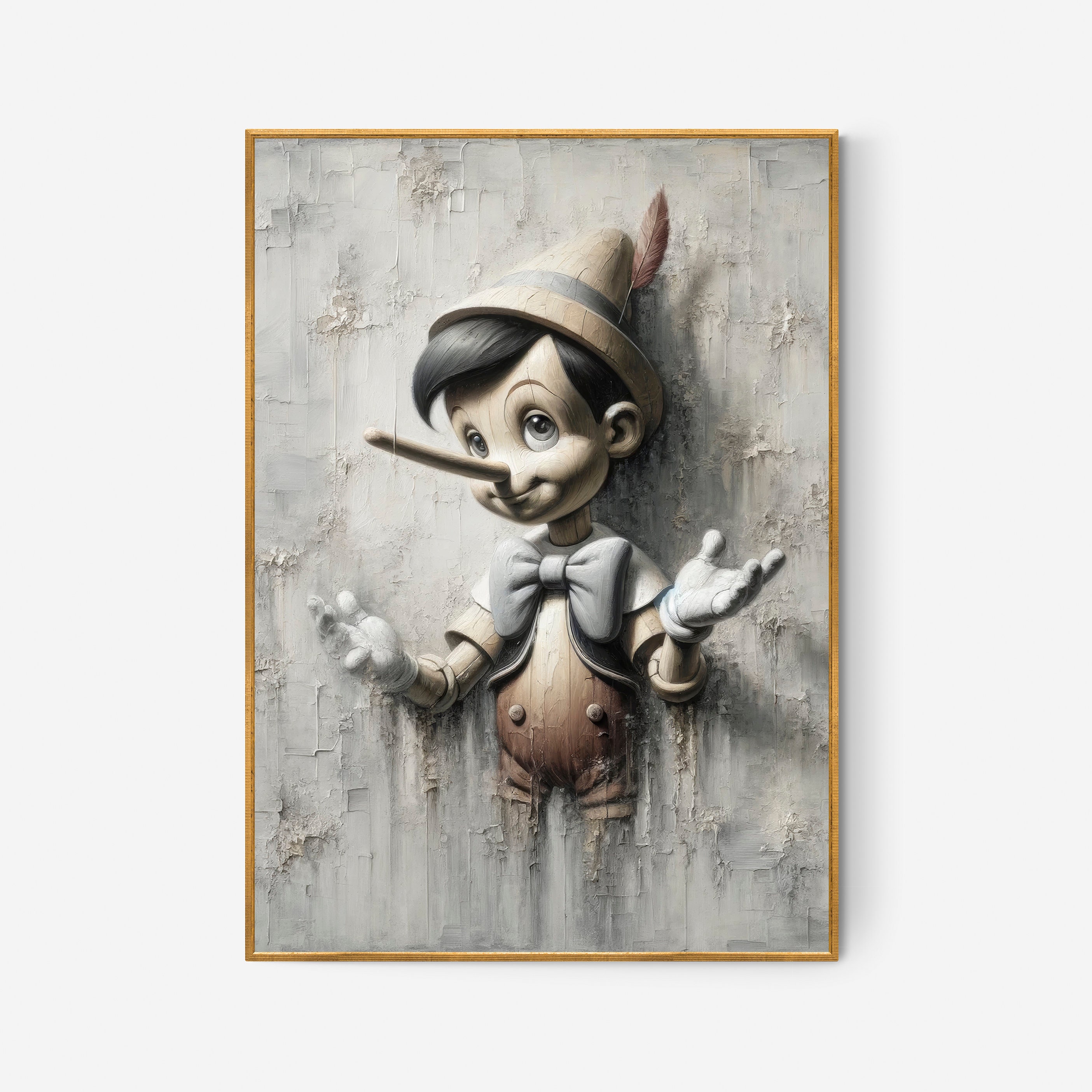 PRINTABLE | Pinocchio in Monochrome - A Story of Growth and Honesty ...