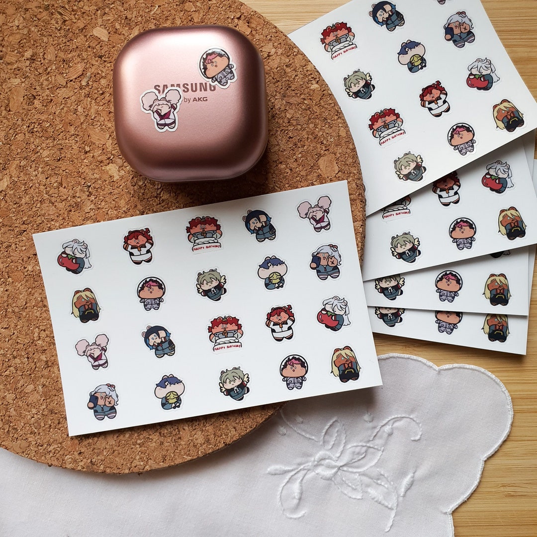 Gwitch Mini Character Vinyl Sticker Sheet - Etsy